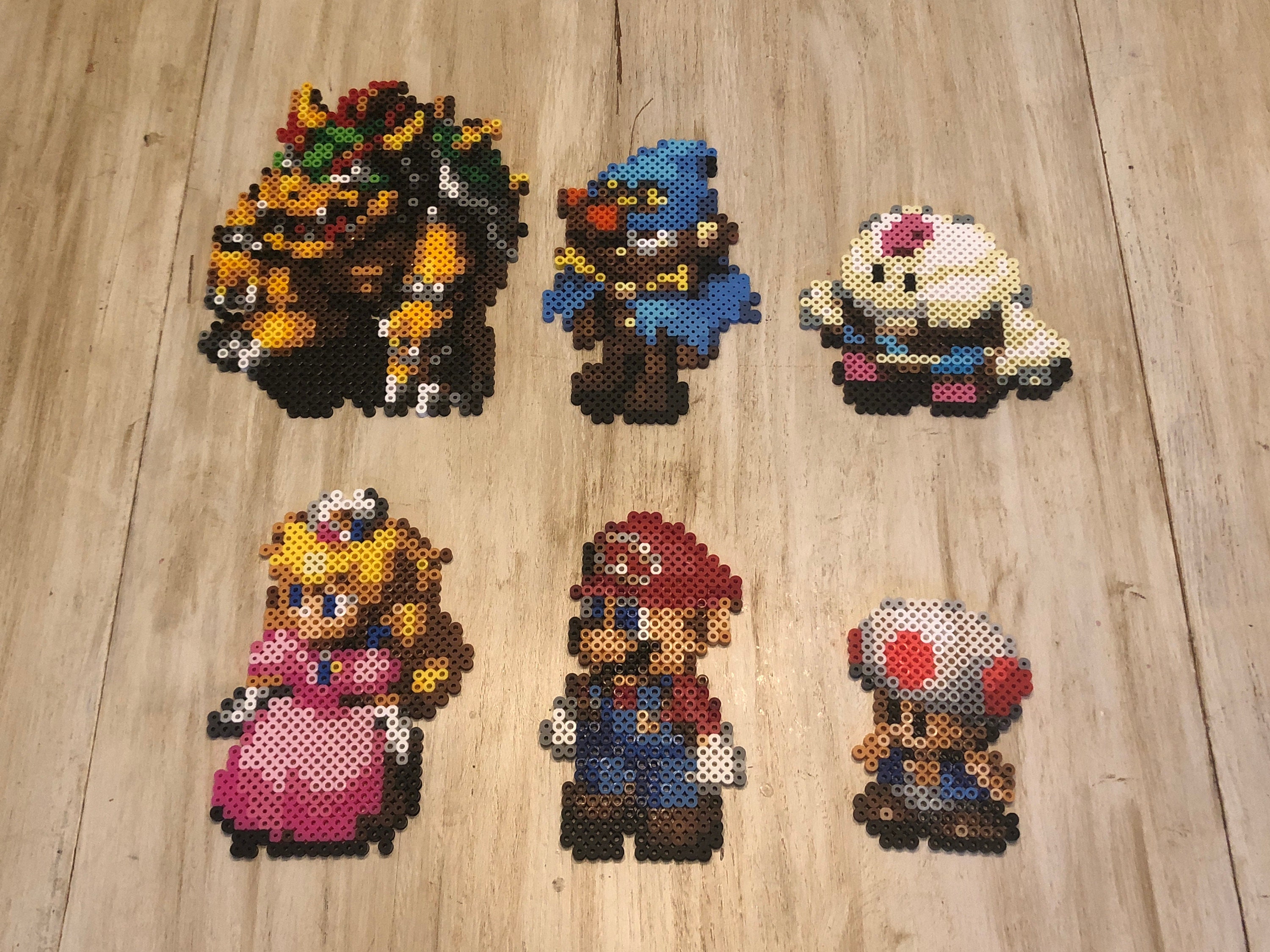 Super Mario RPG Perler Art | Mario | Bowser | Princess Peach | Geno ...
