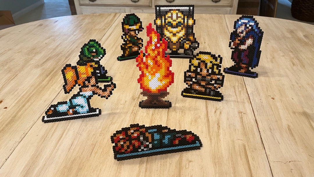 Chrono Trigger Campfire Stands | Magnets | Perler Sprites | Chrono ...
