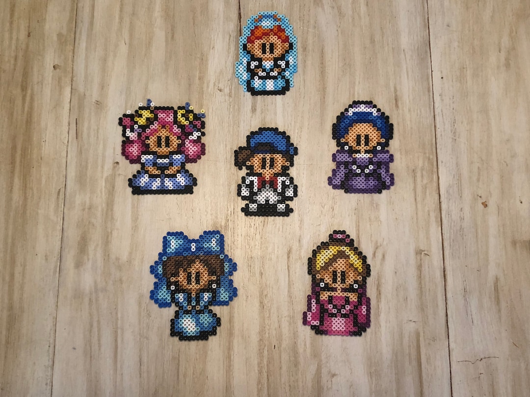 Harvest Moon Wedding Magnets | SNES Pixel Art | Pete | Eve | Ann ...
