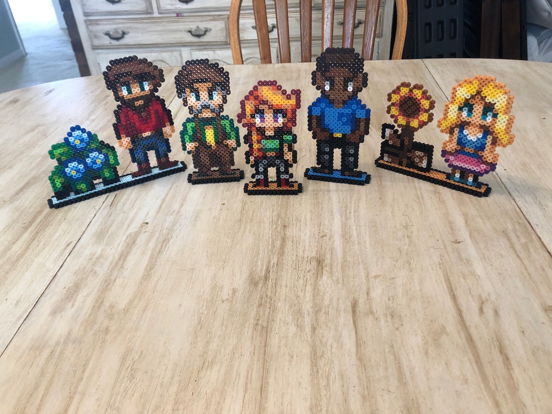 Stardew Valley Perler Bead Art | Standees | Magnets | Mayor Lewis ...