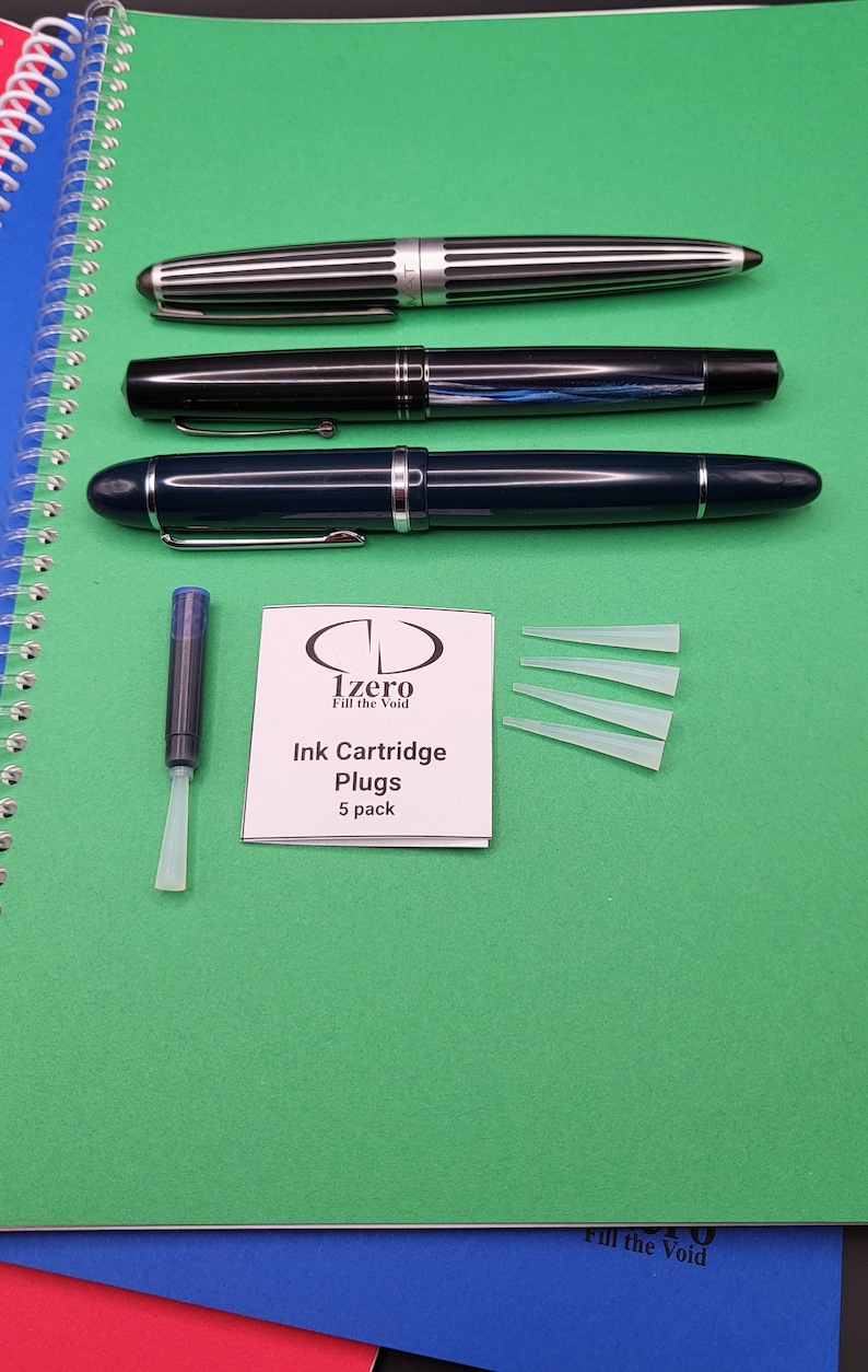 Ink Cartridge Plugs for Fountain Pen Ink - 5 Pack - Etsy