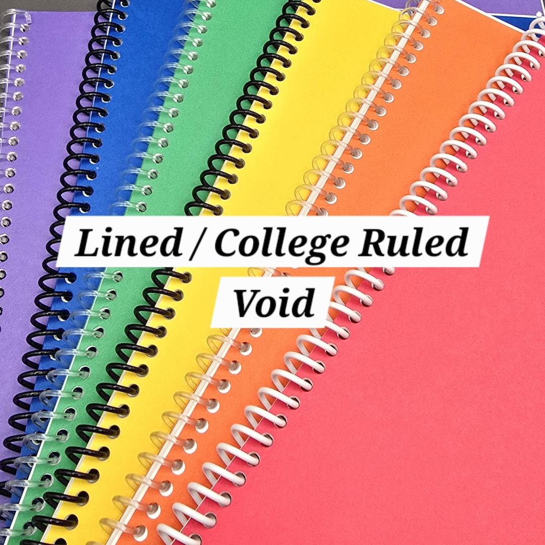 Lined Notebook - the Void - Fountain Pen Friendly - Journaling, Notes ...