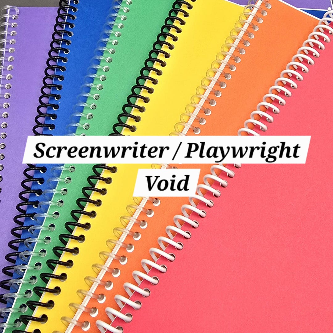 Screenwriting Notebook - the Void - Fountain Pen Friendly for ...