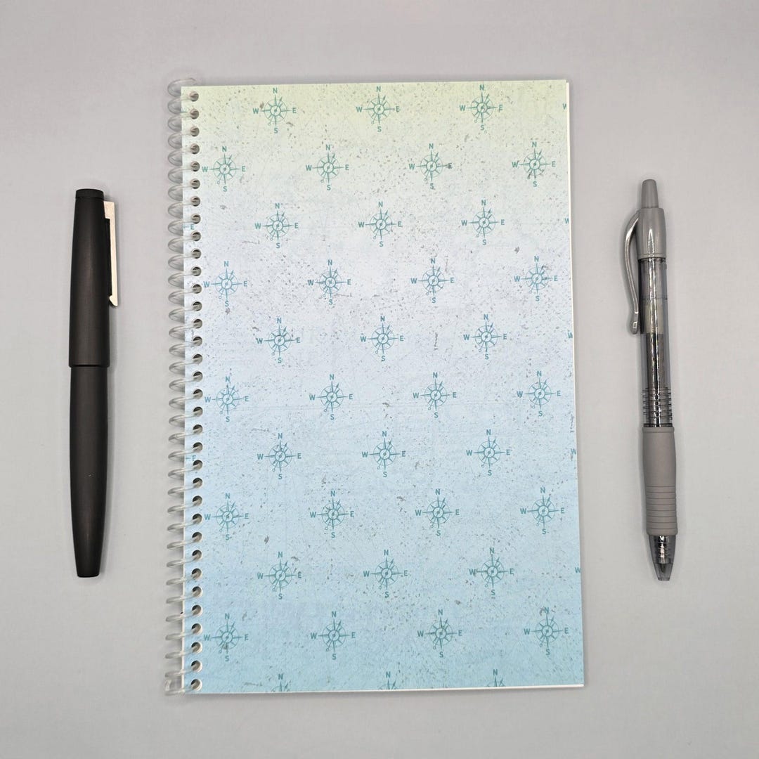 Travel Special Edition Cover Half-size Notebook - Lined Artist Paper ...