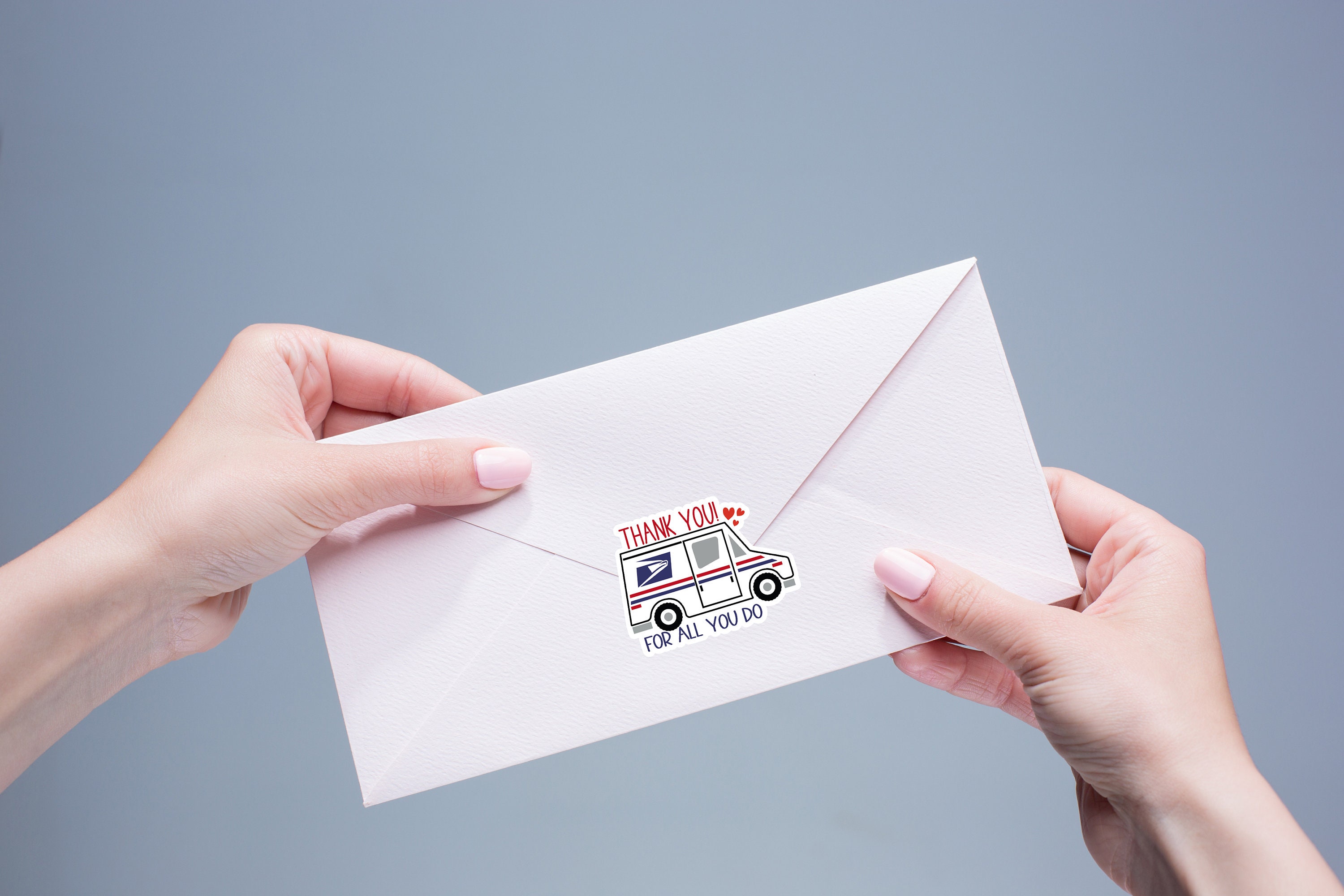 Thank You for All You Do Mail Box Decal Sticker, USPS Mail Box Decals ...