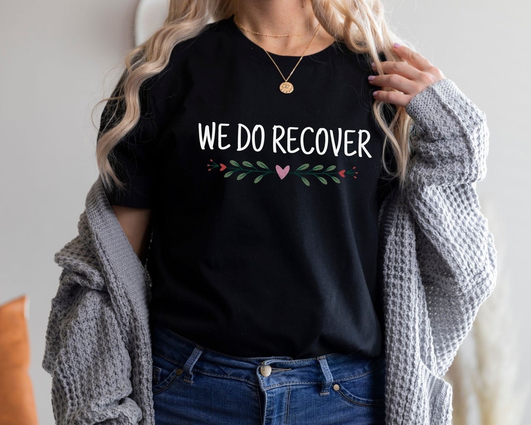 We Do Recover, Narcotics Anonymous Shirt, Sobriety Gift, 12 Step ...