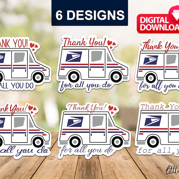 Mailman Decal - Etsy