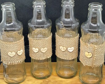 Rustic Wedding Vase | Etsy UK