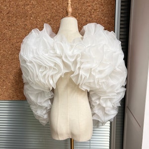 Mesh Tulle Cover Up/elegant Rose Organza Shawl/organza Shrug/custom Any ...