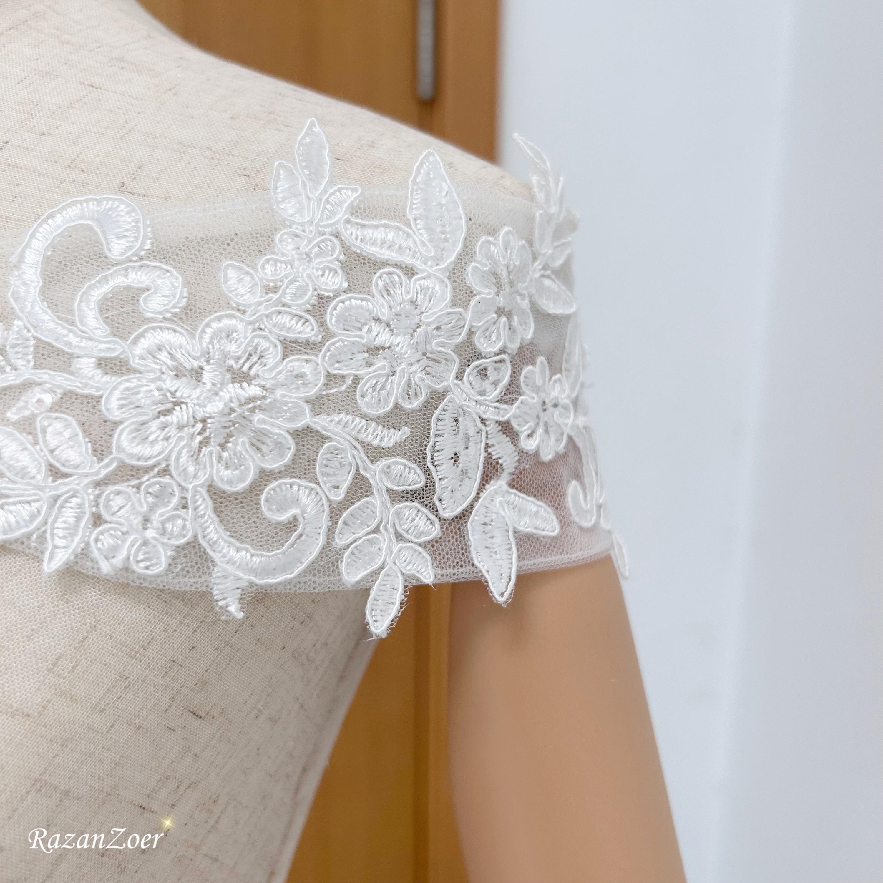 Floral Lace Straps for Wedding Dress,simple Detachable Shoulder Straps ...