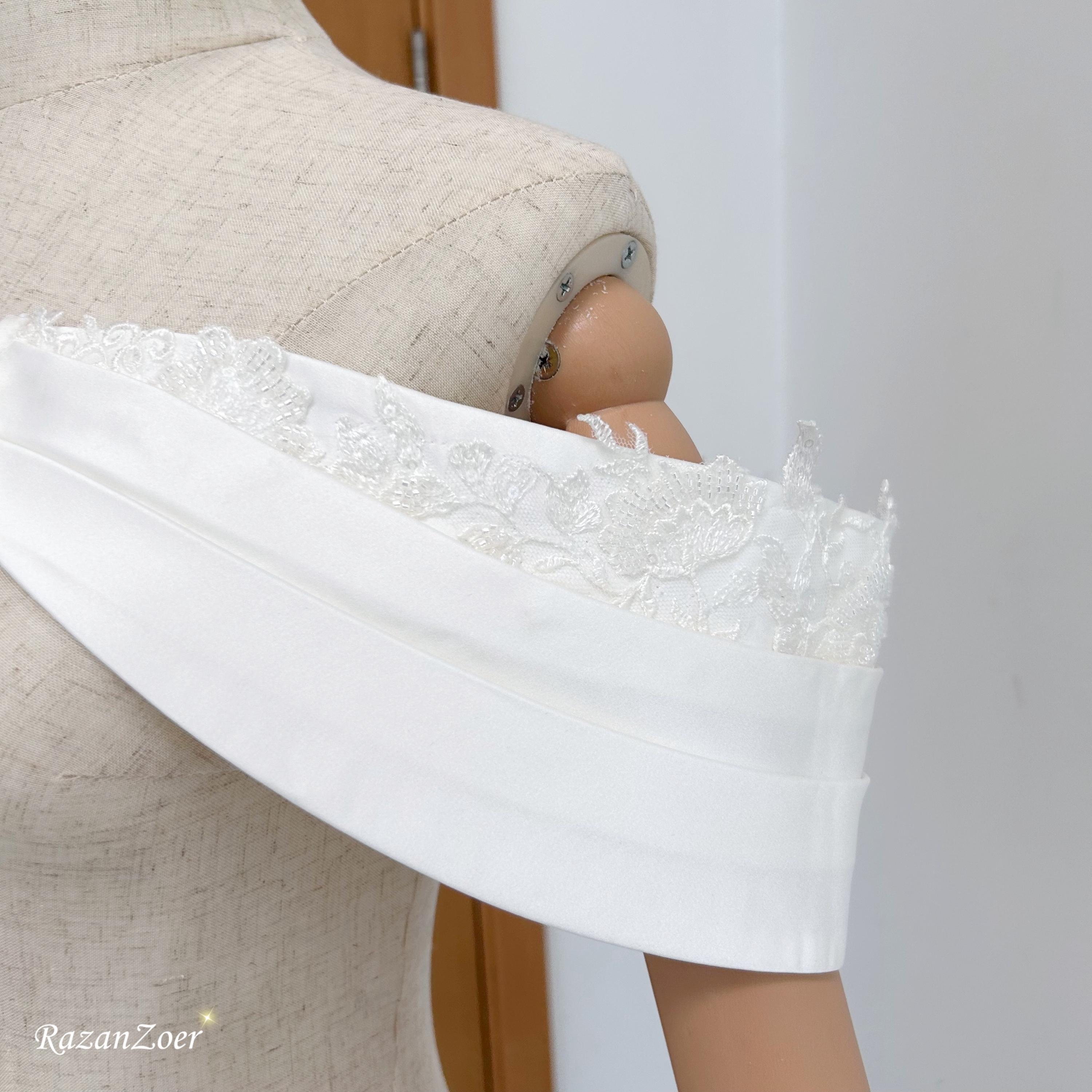 Satin Lace Straps for Wedding Dress,simple Satin Detachable Shoulder ...