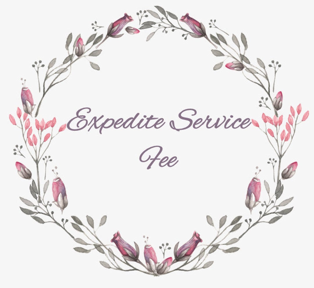 Expedite Service Fee - Etsy
