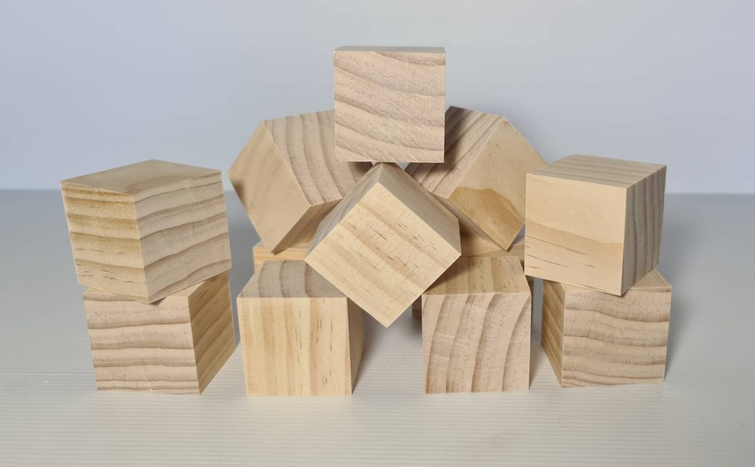 42mm X 42mm Pine Wood Blocks - DIY Craft - Etsy