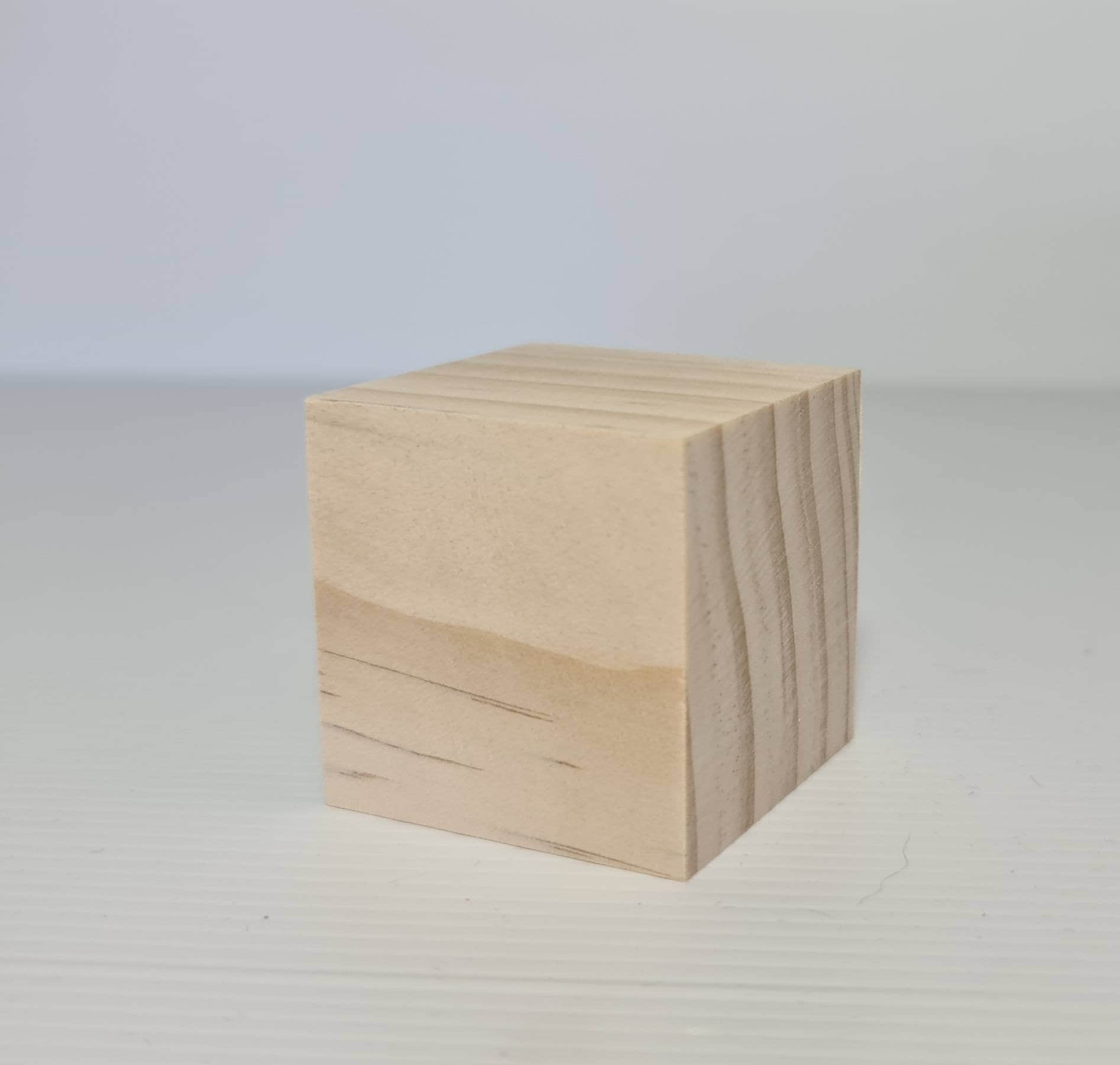 42mm X 42mm X 21mm Pine Wood Blocks DIY Craft - Etsy Australia