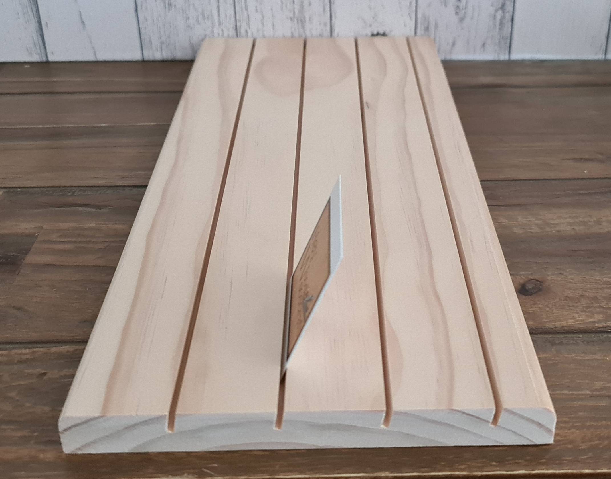 Earring Card Stand / Slotted Display Board Solid Pine | Etsy Australia