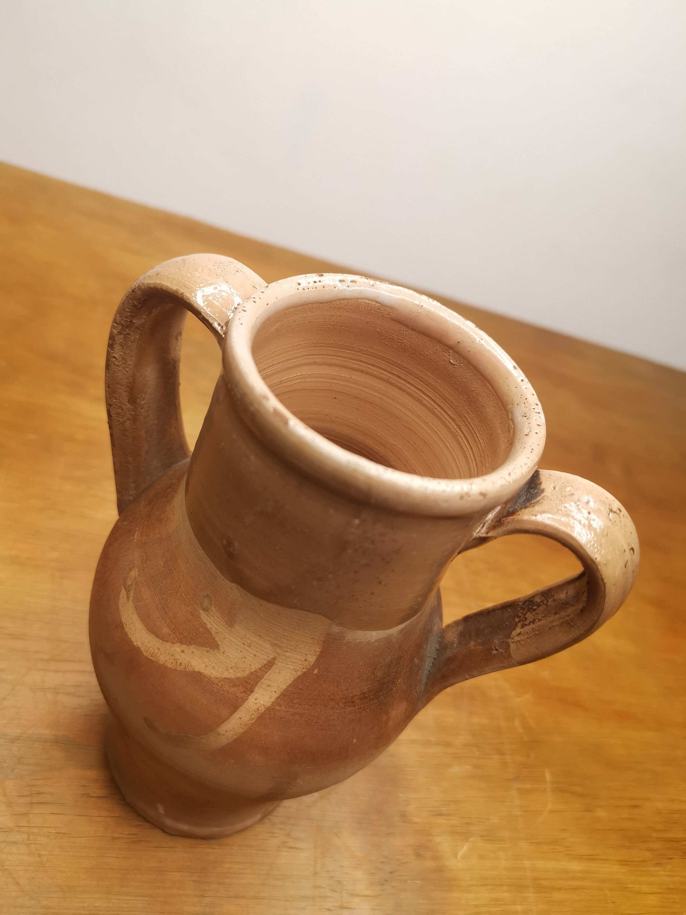 M Antique Rustic Glazed Terracotta Amphora confit Pot Dating From the ...