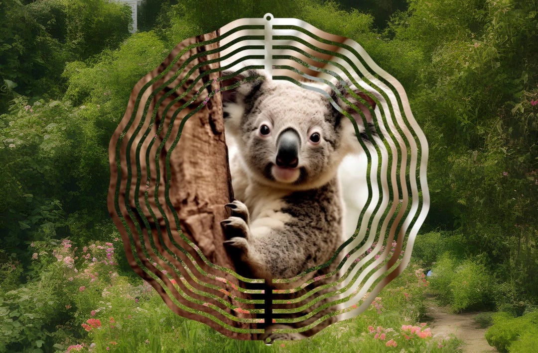 Koala Spinner,koala Bear,koala Decor,koala Gift,koala Design,garden ...