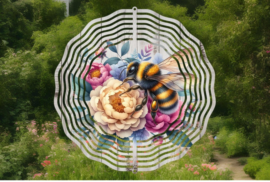 Bee Spinner,honey Bee,bee Decor,bee Home Decor,farmhouse Decor,bee ...