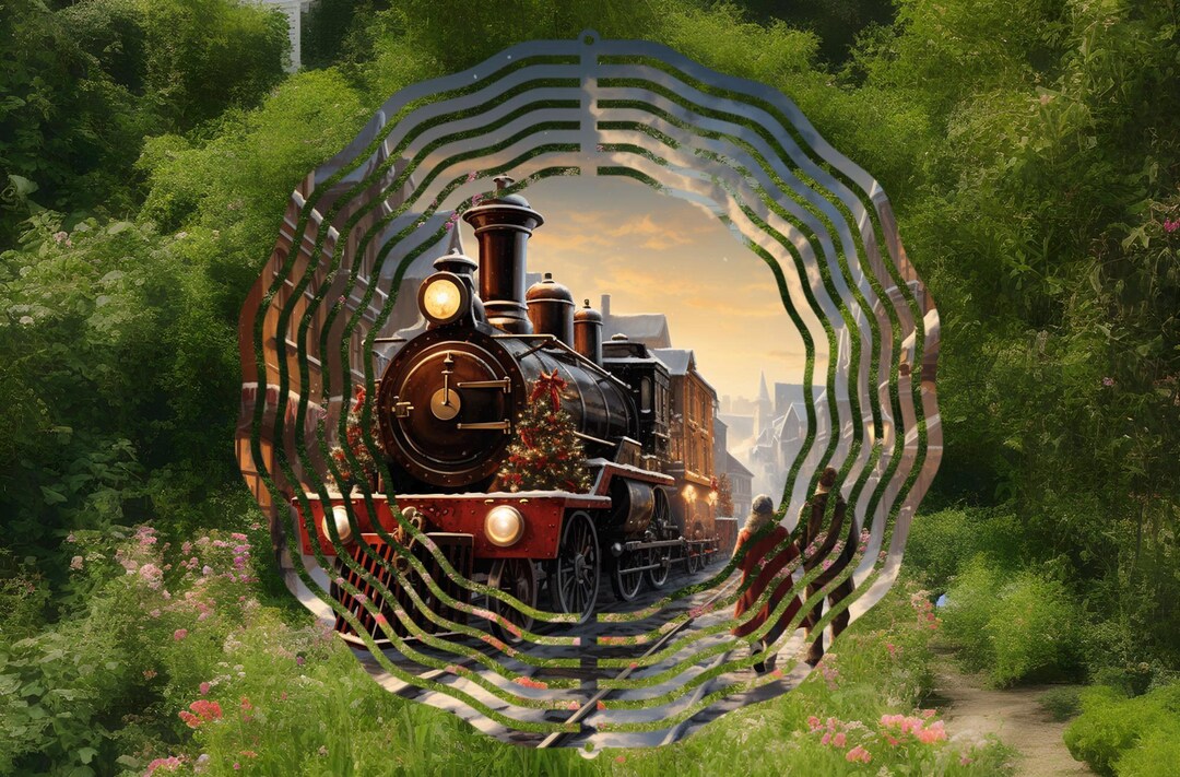 Train Spinner Christmas Train,train Gift,train Decor,christmas Spinner ...