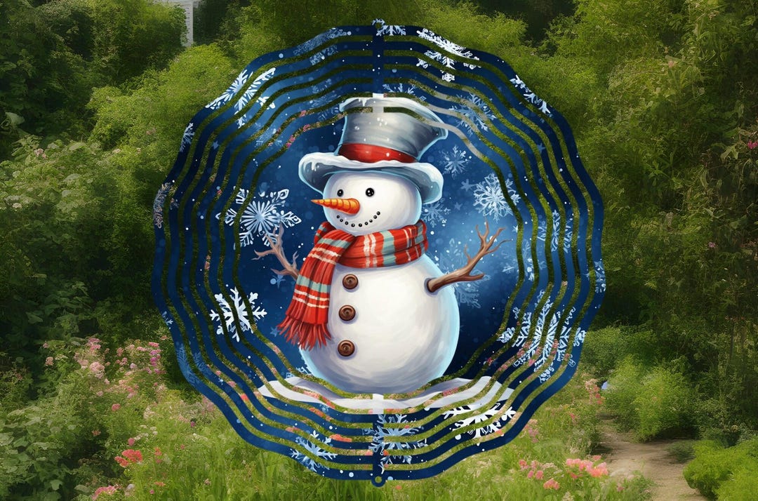 Snowman Spinner,christmas Snowman,christmas Spinner,snowman Decor ...