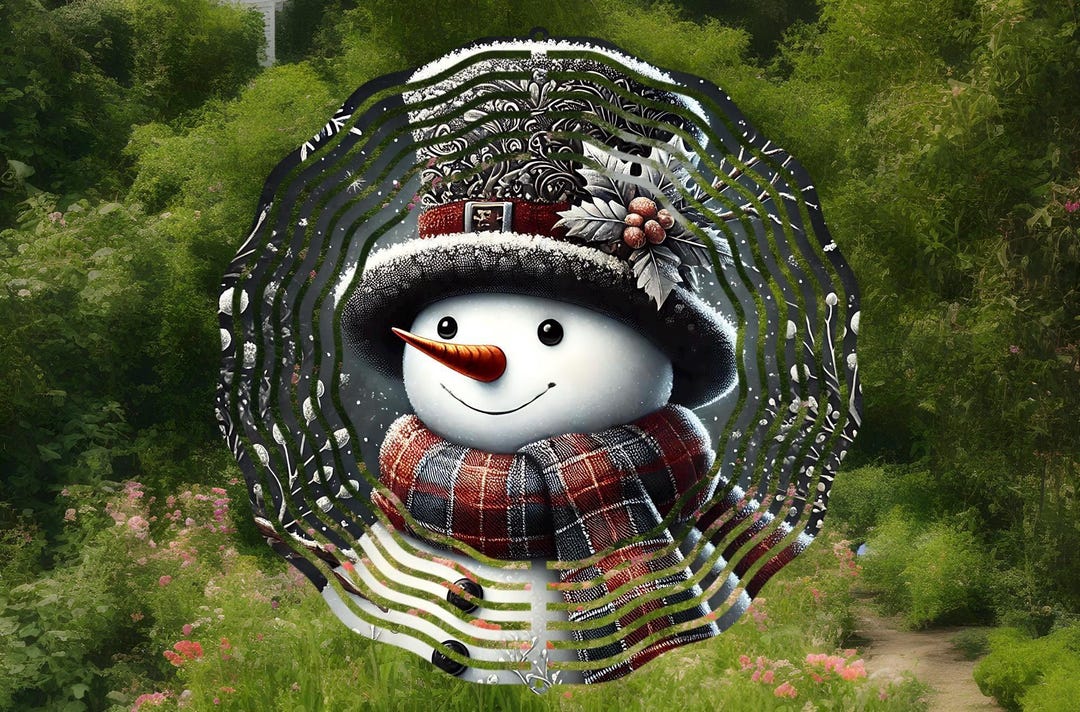 Snowman Spinner,christmas Spinner,snowman Top Hat,snowman Gift,snowman ...