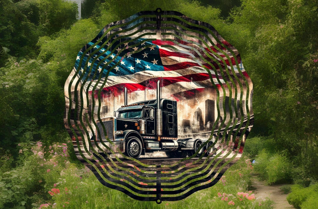 Truck Spinner,semi Truck,truck Driver,home Decor,truck Decor,trucker ...