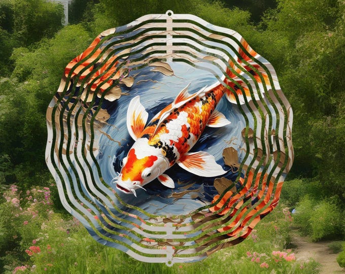 Koi Fish Faux Leather Zip Wallet Japanese Koi Fish Koi Fish Clutch ...