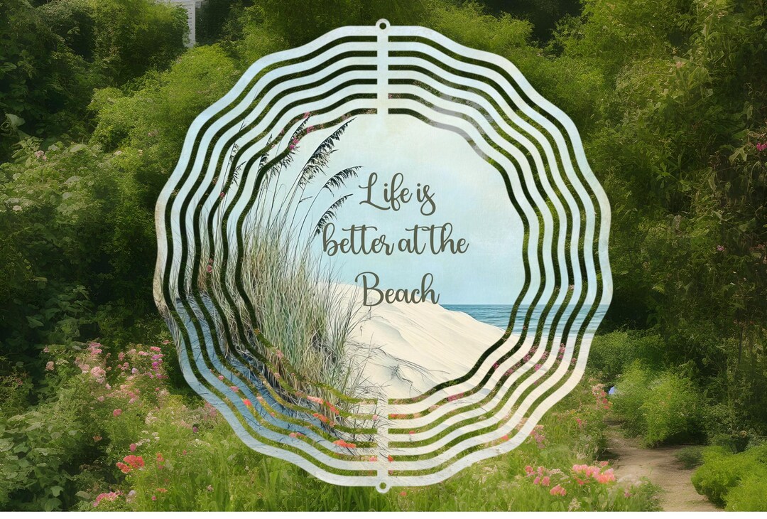 Beach Spinner,beach Design,beach Decor,beach Gift,beach House Decor ...