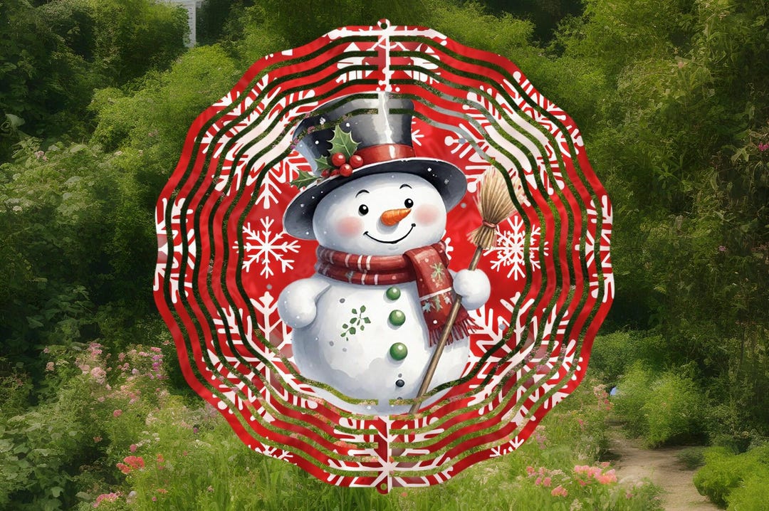 Snowman Spinner,christmas Spinner,christmas Snowman,snowman Gift ...