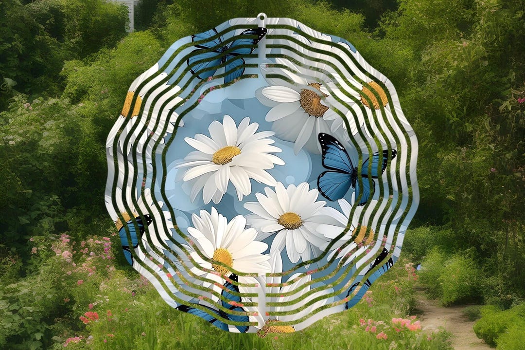 Daisy Spinner,butterfly Decor,daisy Decor,daisy Gift,daisy Design,home ...