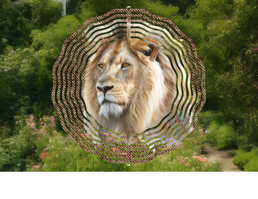 Lion Wind Spinner,lion Spinner,garden Spinner,lion Decor,king of Jungle ...