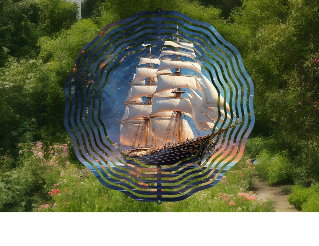 Ship Wind Spinner,boat Spinner,garden Spinner,ship Spinner,garden ...