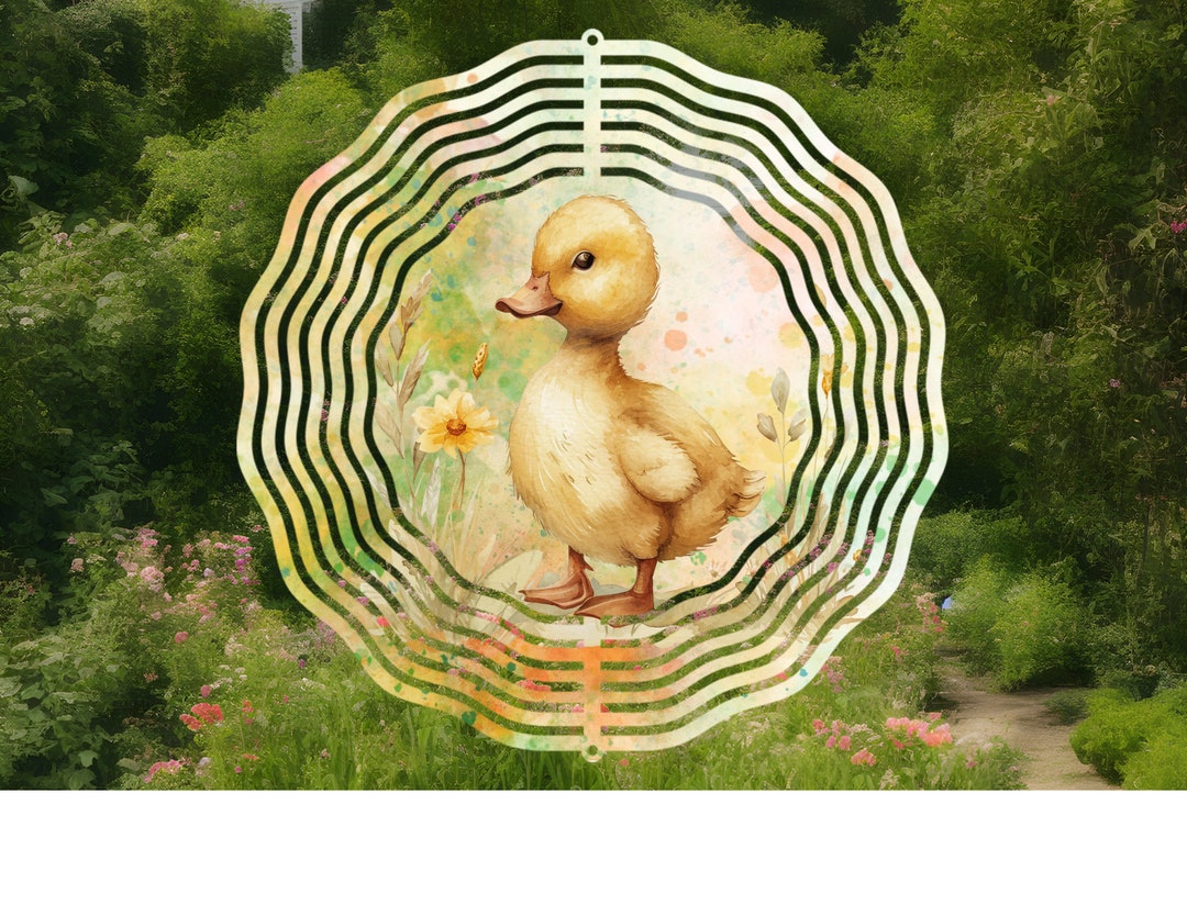 Duck Wind Spinner,duck Spinner,garden Spinner,duck Decor,duck Gift,baby ...