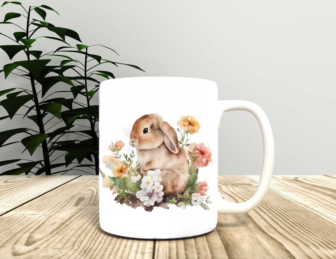 Bunny Mug Bunny Coffee Cup,rabbit Mug,rabbit Coffee Cup,ceramic Mug ...