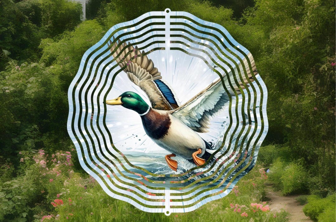 Duck Wind Spinner,mallard Duck Wind Spinner,mallard Duck Gift,mallard ...