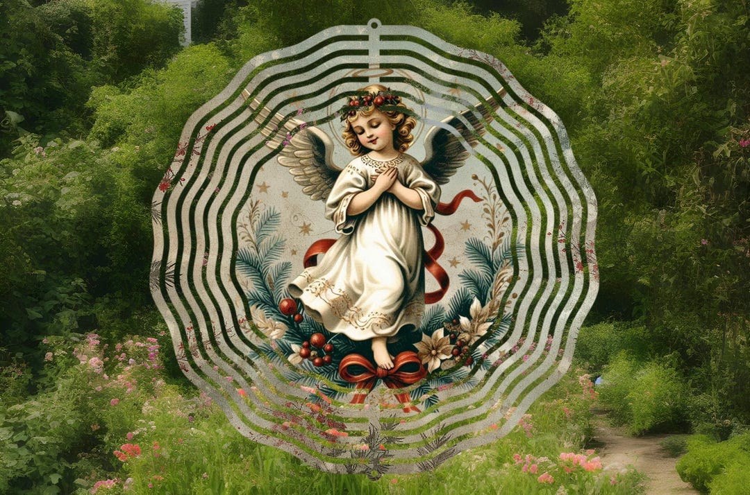 Angel Spinner,vintage Look,angel Decor,angel Design,angel Gift ...