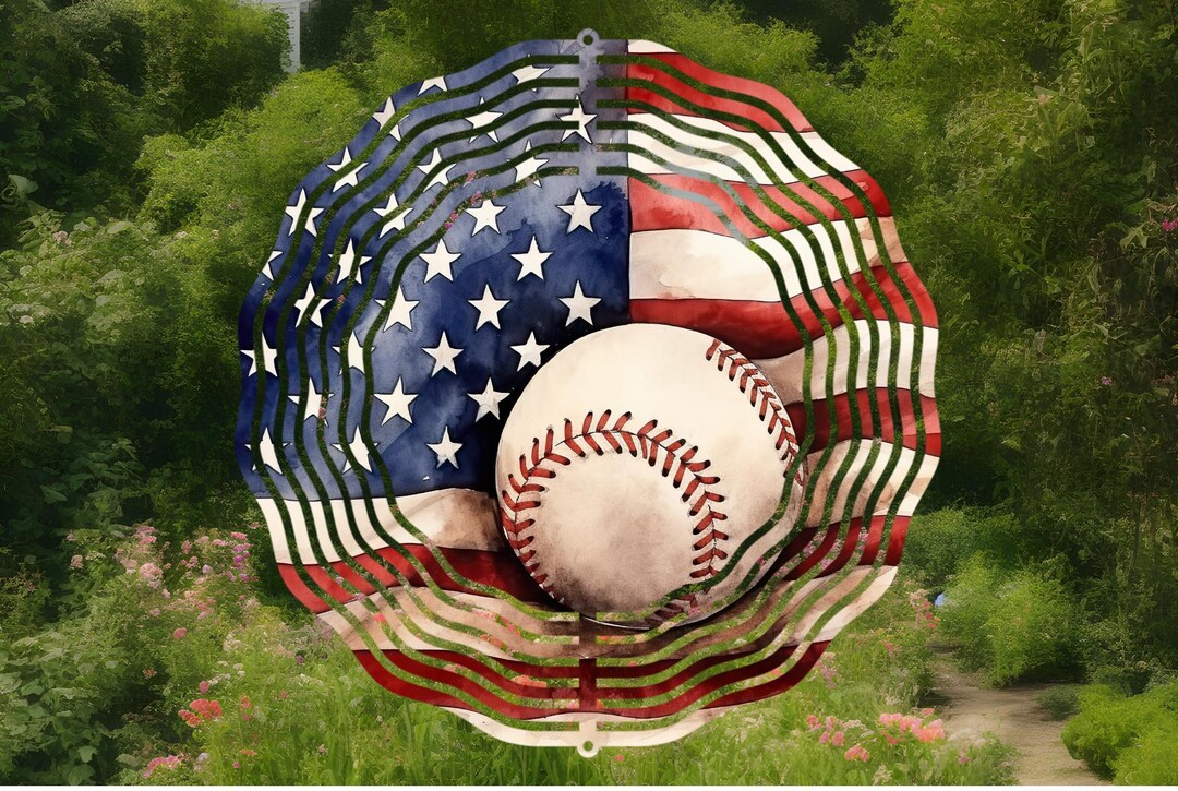 Baseball Spinner,baseball Flag,baseball Decor,baseball Design,baseball ...