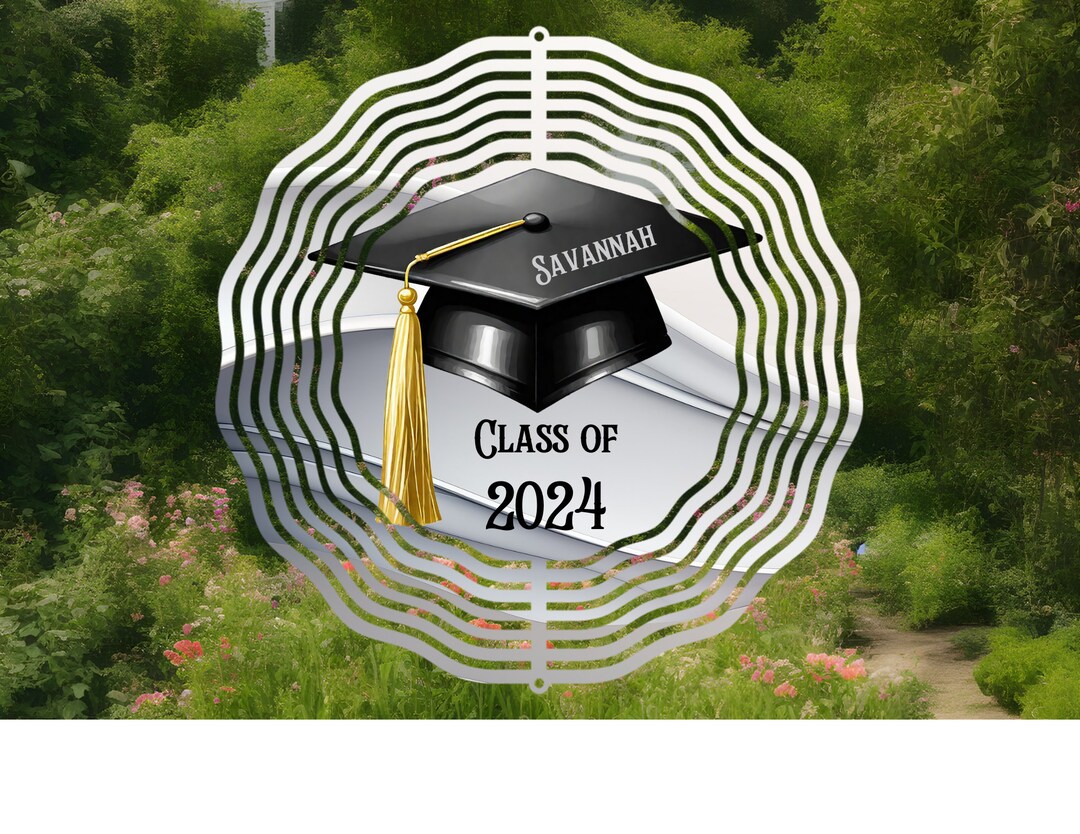 Graduation Wind Spinner,graduation Cap Spinner,garden Spinner,garden ...