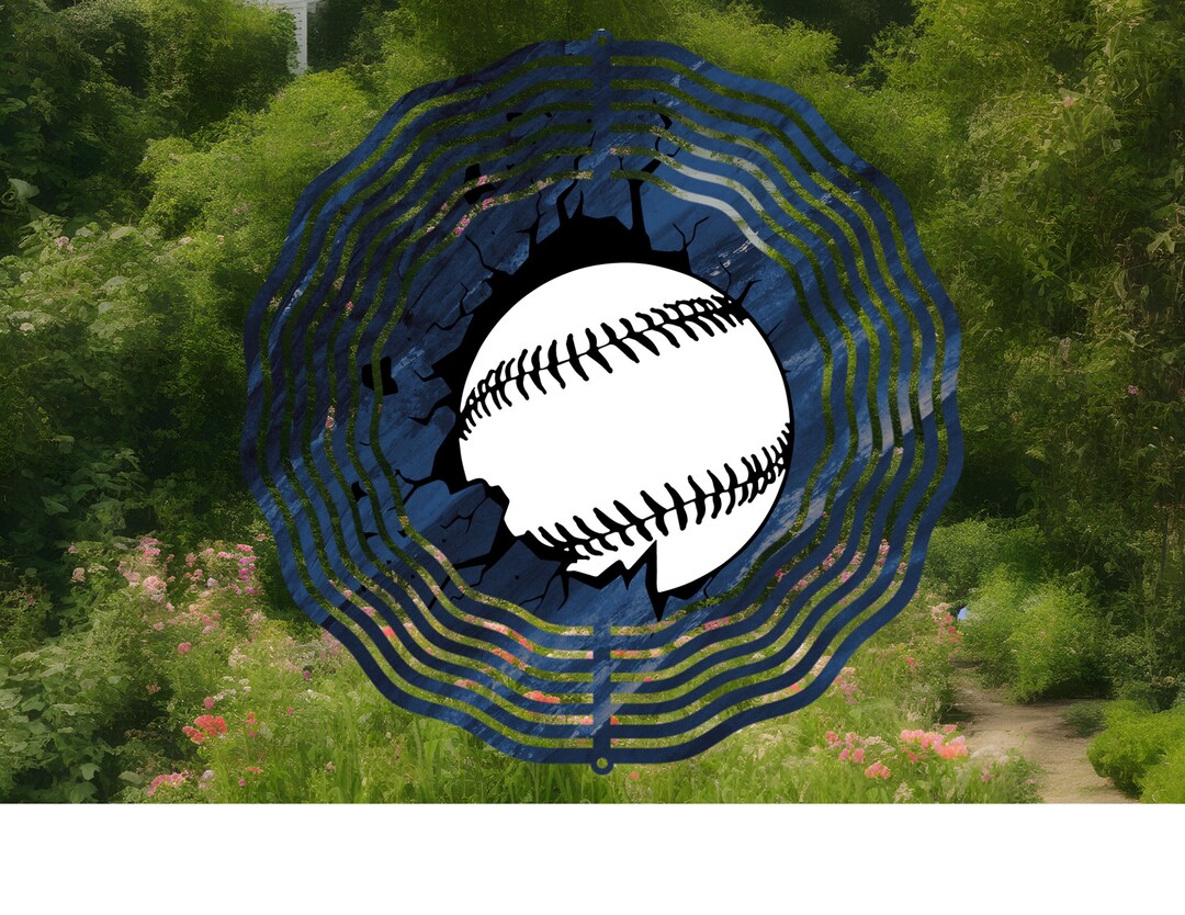 Baseball Wind Spinner,baseball Spinner,baseball Gift,garden Spinner ...