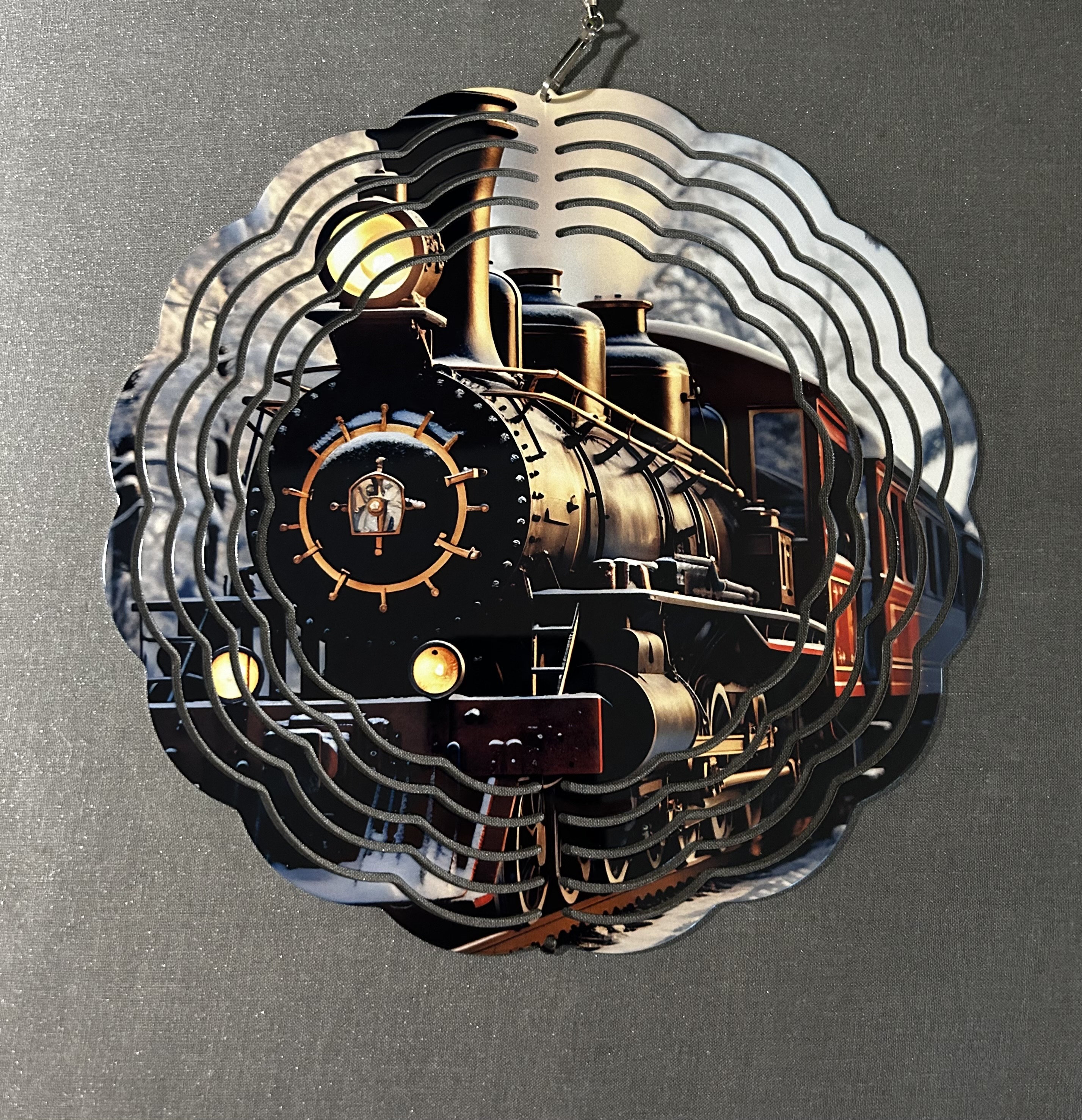 Train Wind Spinner, Train Gift,train Decor,garden Spinner,train Gift ...