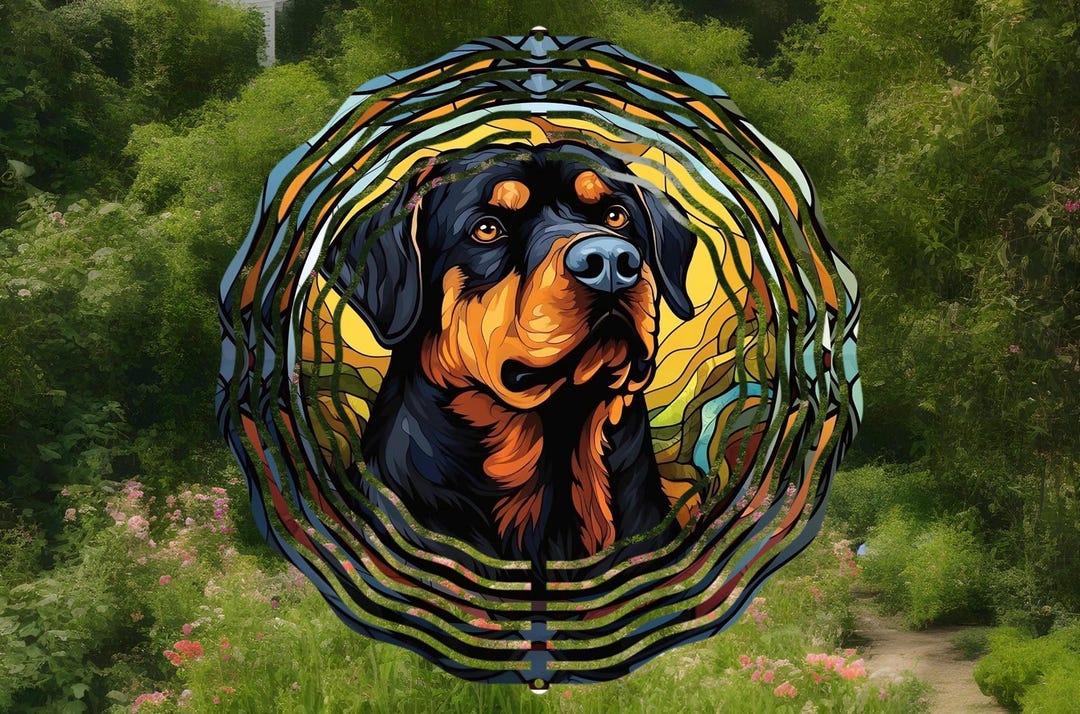 Dog Spinner,rottweiler Dog,rottweiler Gift,rottweiler Decor,dog Decor ...