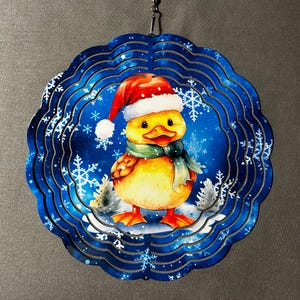 Duck Wind Spinner,christmas Spinner,garden Spinner,christmas Wind Chime ...