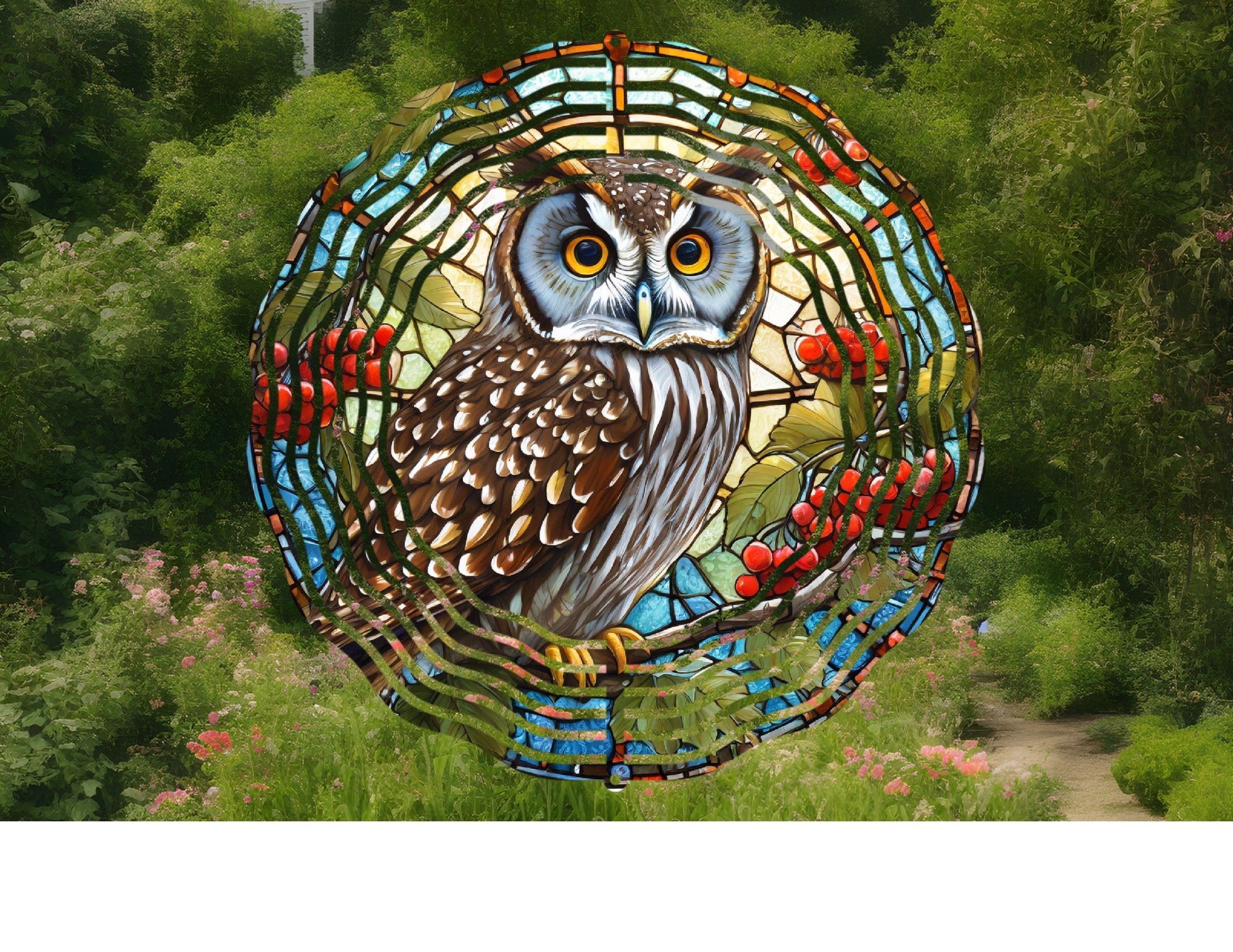 Owl Wind Spinner,owl Spinner,garden Spinner,owl Decoration,garden ...