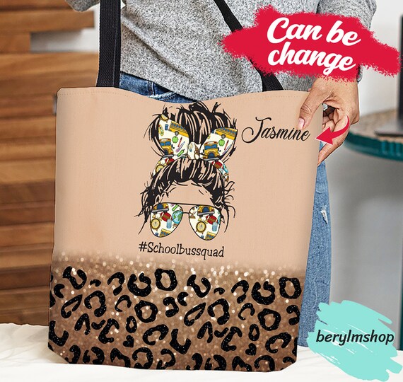 School Bus Driver Tote Bag Bus Driver Handbag Bus Driver - Etsy