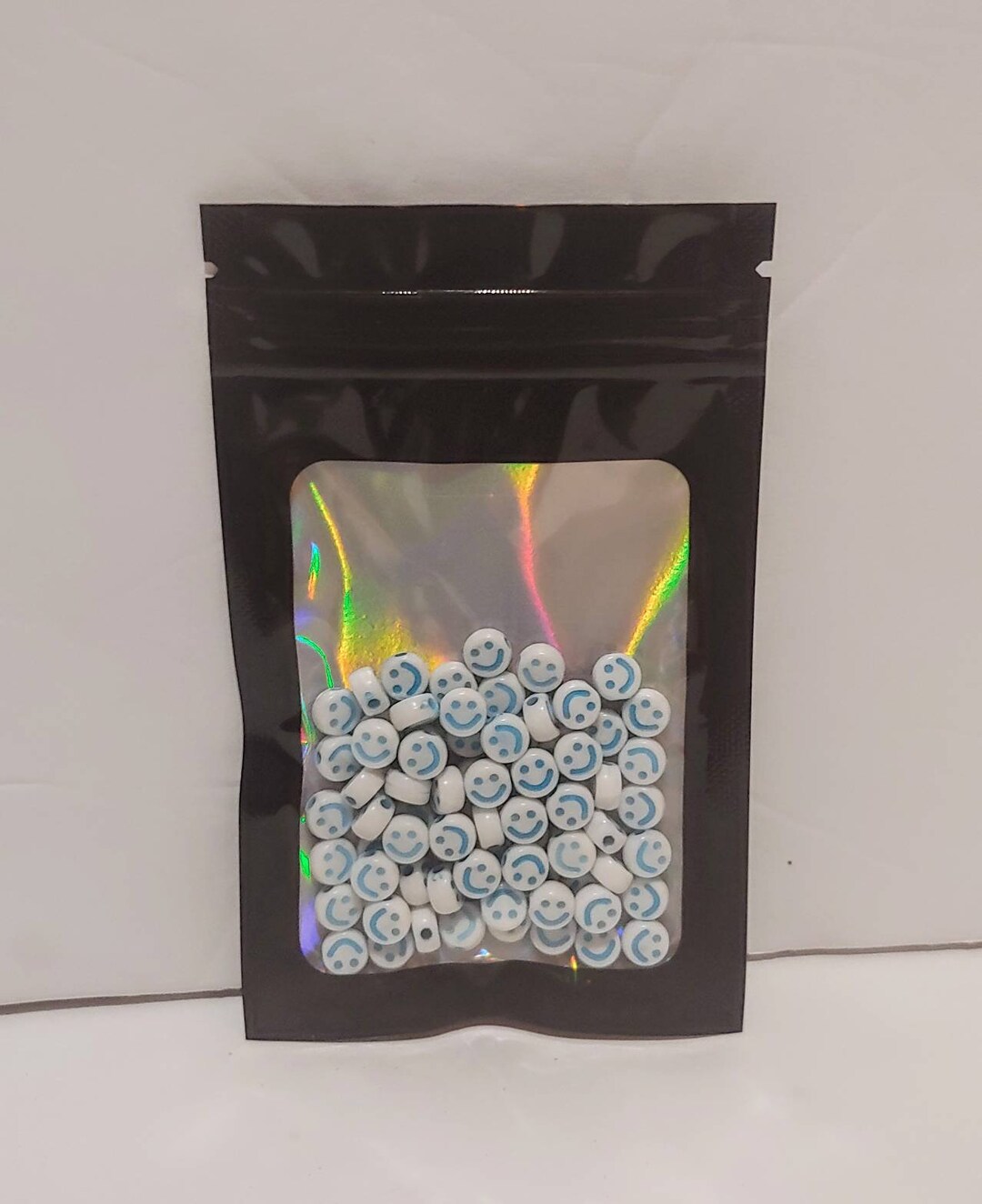 Two-sided FACE BEADS - 50 Pieces per Pack / 10 Options Available. 6mm ...