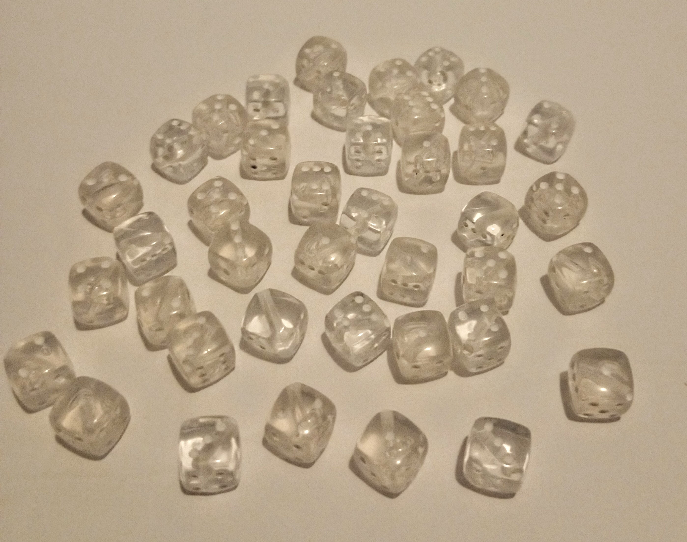 ACRYLIC COLORFUL DICE Beads 9 Options Available 36 Pieces per Pack - Etsy