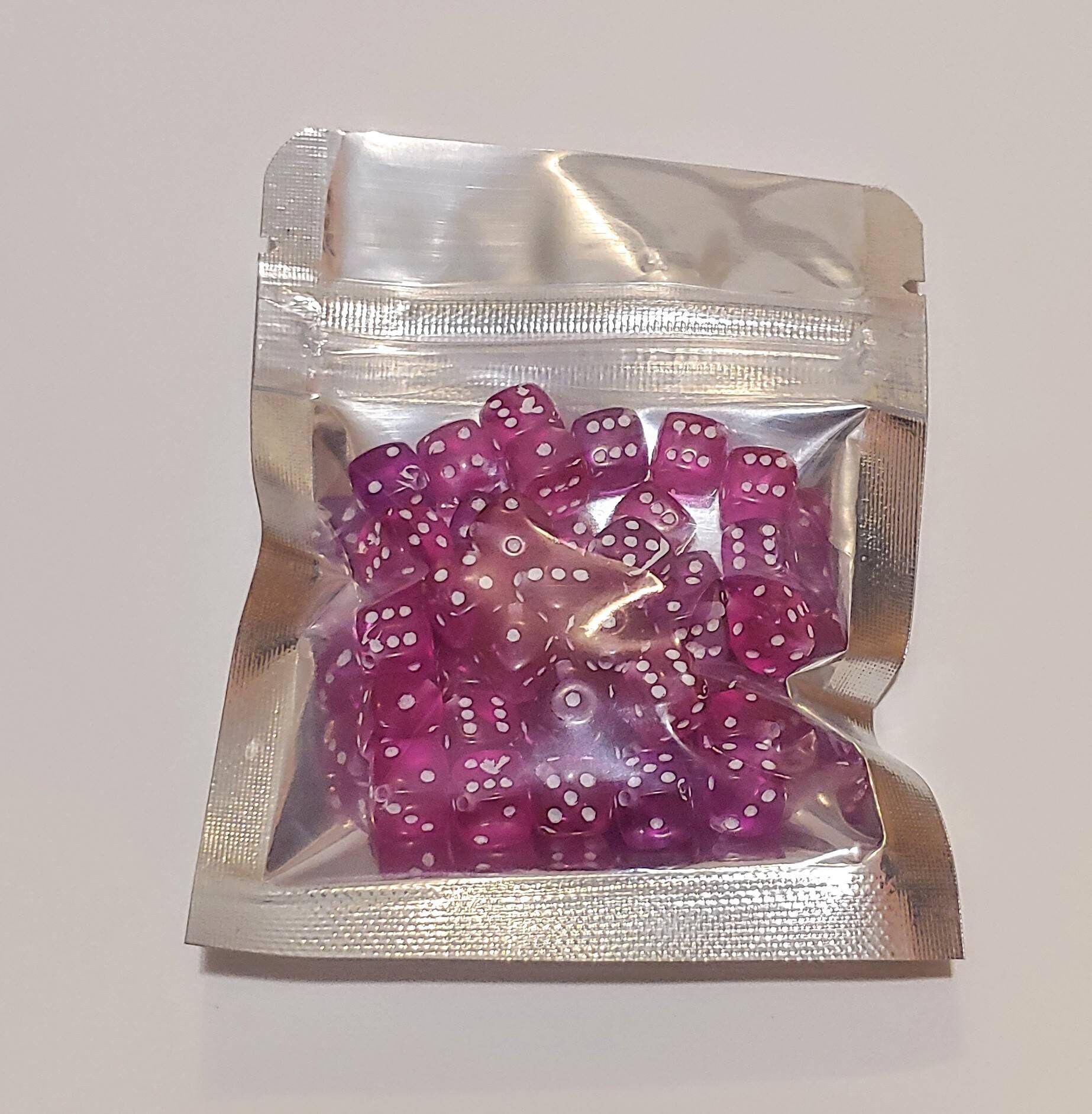 ACRYLIC COLORFUL DICE Beads - 9 Options Available- 36 Pieces per Pack ...