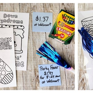 Down Syndrome Awareness Coloring Page rock Your Socks | Etsy