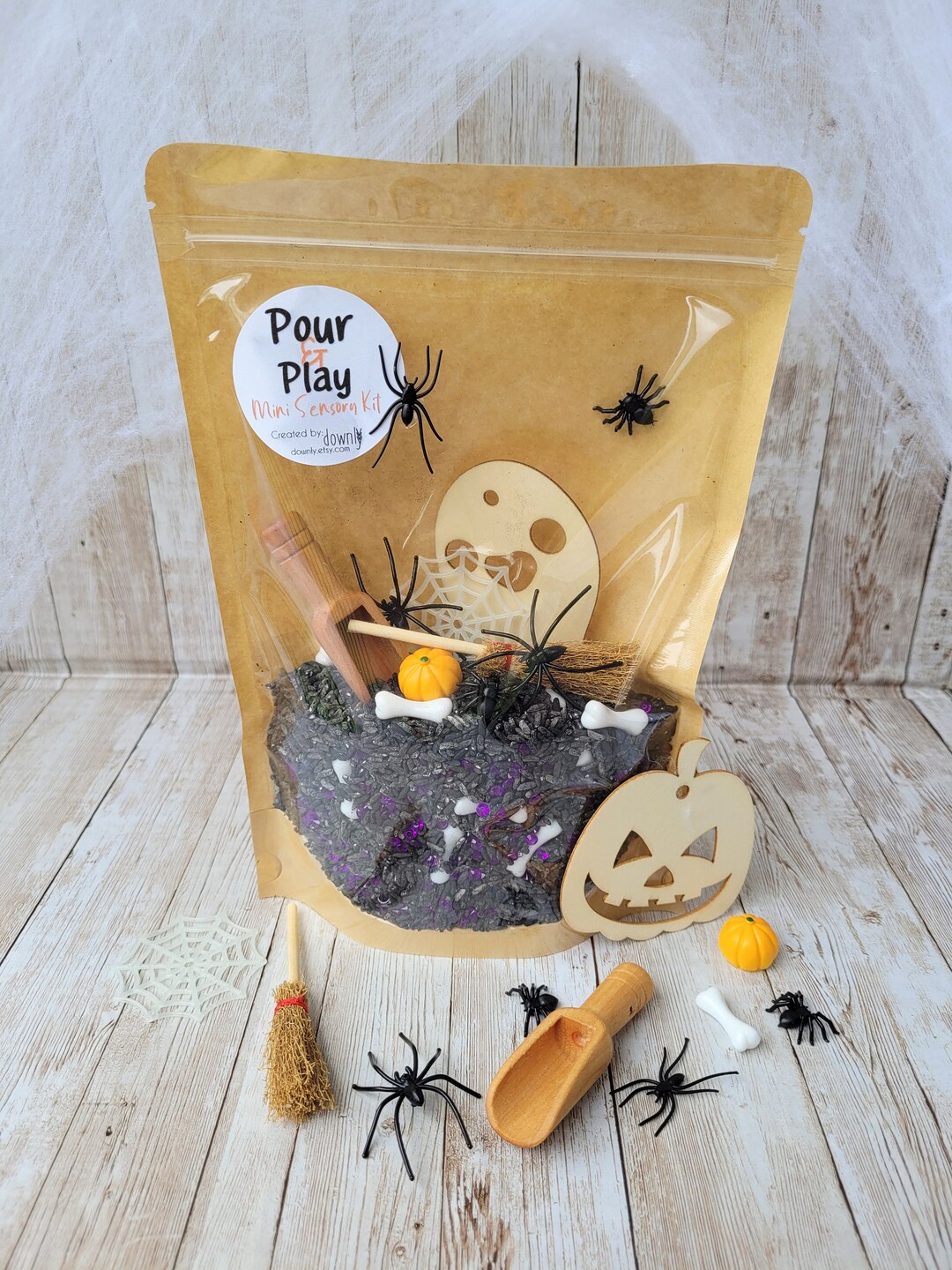 Mini Sensory Pour and Play Kit for Halloween Great Gift Sensory Kit for ...