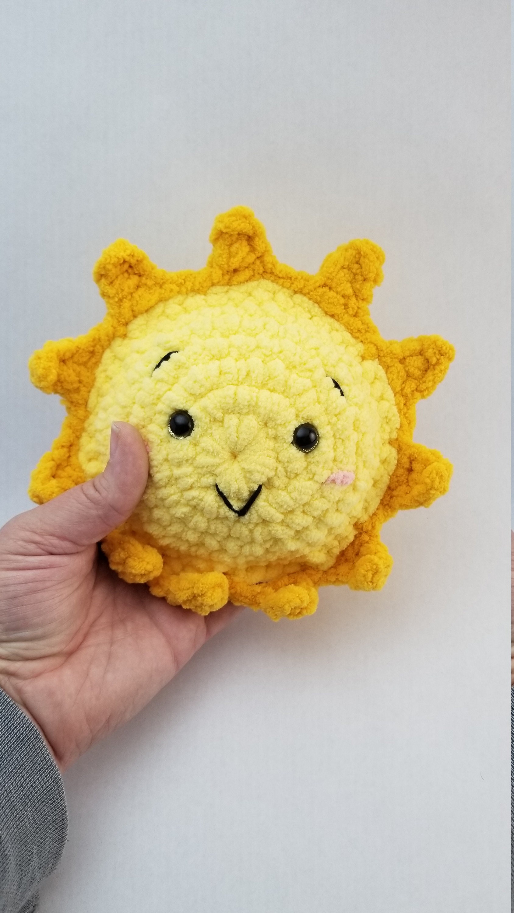 Sunshine Crochet Plushie - Sun | Kawaii Plushie | Sunshine Baby Shower ...